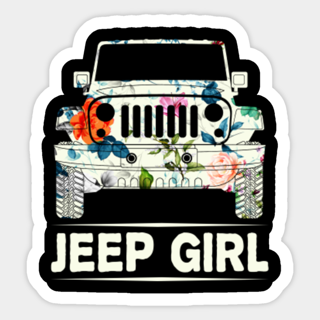 Jeep Girl Funny Jeep Women Jeep Mom Jeep Girl Funny Jeep Women Jeep Mom Sticker Teepublic
